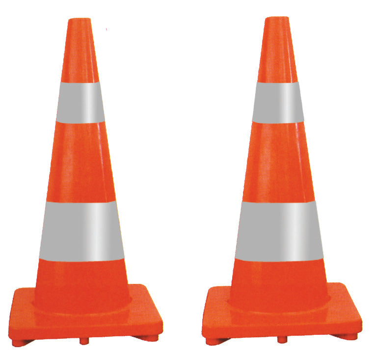 Reflective Orange Safety Cone – Uniform Warehouse: Security Uniforms ...