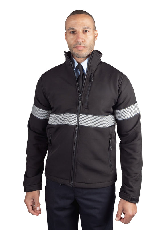 Ryno Gear Soft Shell Jacket with Reflective Stripes – Uniform Warehouse ...