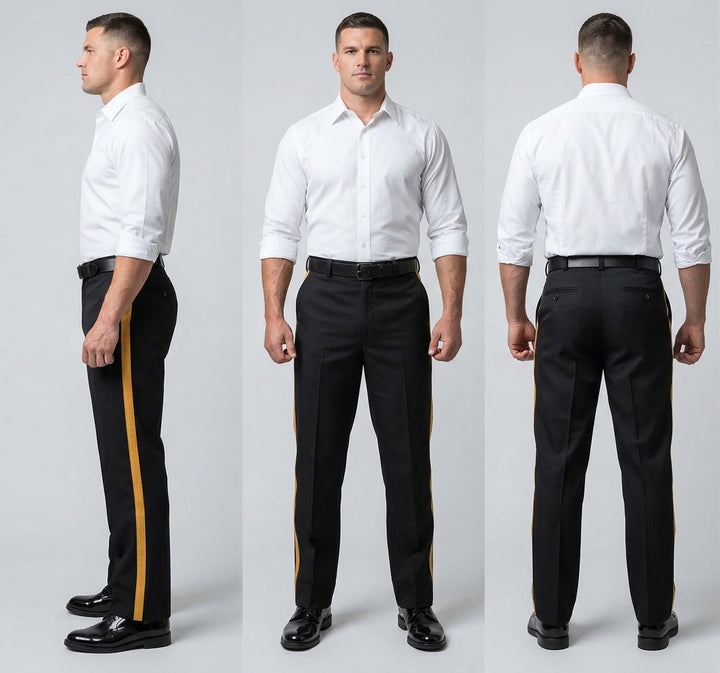 Striped Polyester Slacks – Uniform Warehouse: Security Uniforms, Police ...