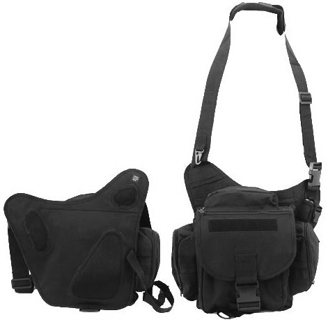 First Class Nylon Over Shoulder Bag “Push Pack” (Black) – Uniform ...