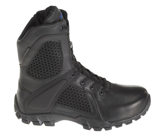 Bates Strike 8" Side Zip Boots Medium (Black) – Uniform Warehouse ...