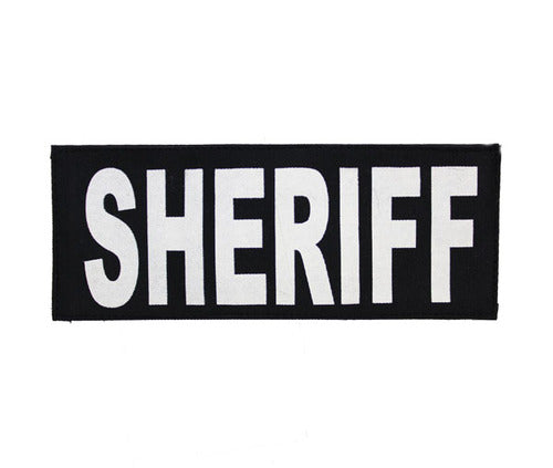 Sheriff Patch Back with Hook & Loop Fastener – Uniform Warehouse ...