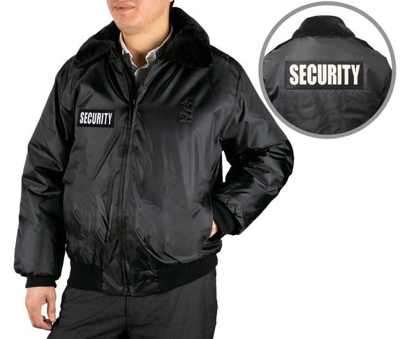 Security Bomber Jacket with Reflective Identifier – Uniform Warehouse ...