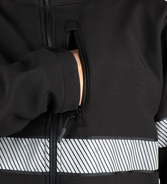 Ryno Gear Soft Shell Jacket with Reflective Stripes – Uniform Warehouse ...