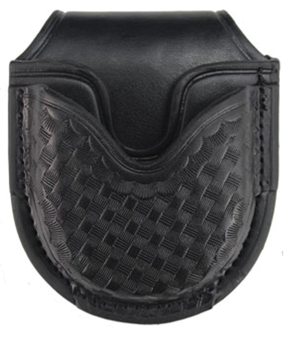 Basket Weave Synthetic Leather Open Handcuff Case – Uniform Warehouse ...