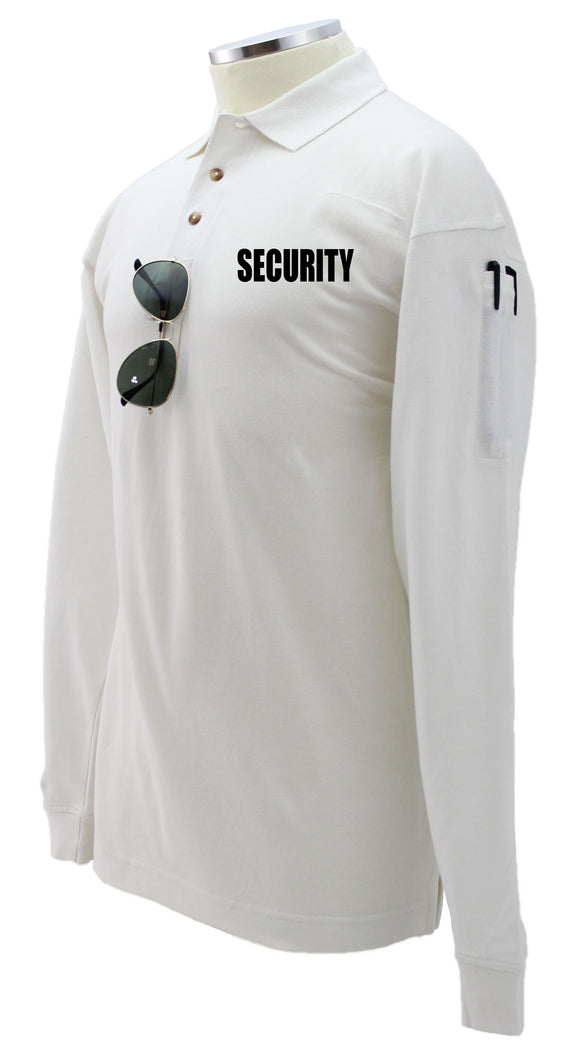 Security Poly Cotton Tactical Long Sleeve Polo Shirt – Uniform ...