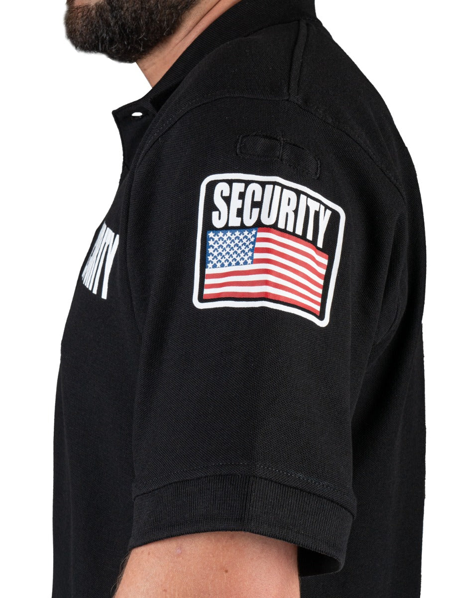 Security Polo with USA Flag – Uniform Warehouse: Security Uniforms ...