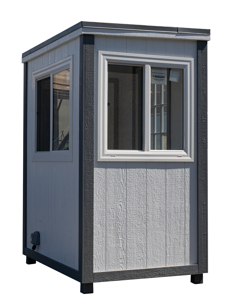 Fully Equipped Portable Security Booth – Uniform Warehouse: Security ...
