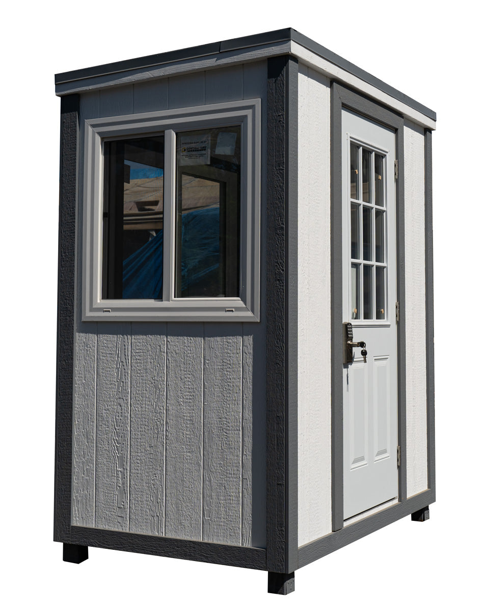 Fully Equipped Portable Security Booth – Uniform Warehouse: Security ...