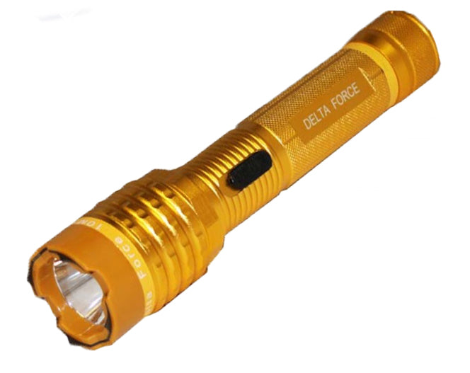 Jaguar Delta Force 10 Mil Stun Gun w/Flashlight-Gold – Uniform ...